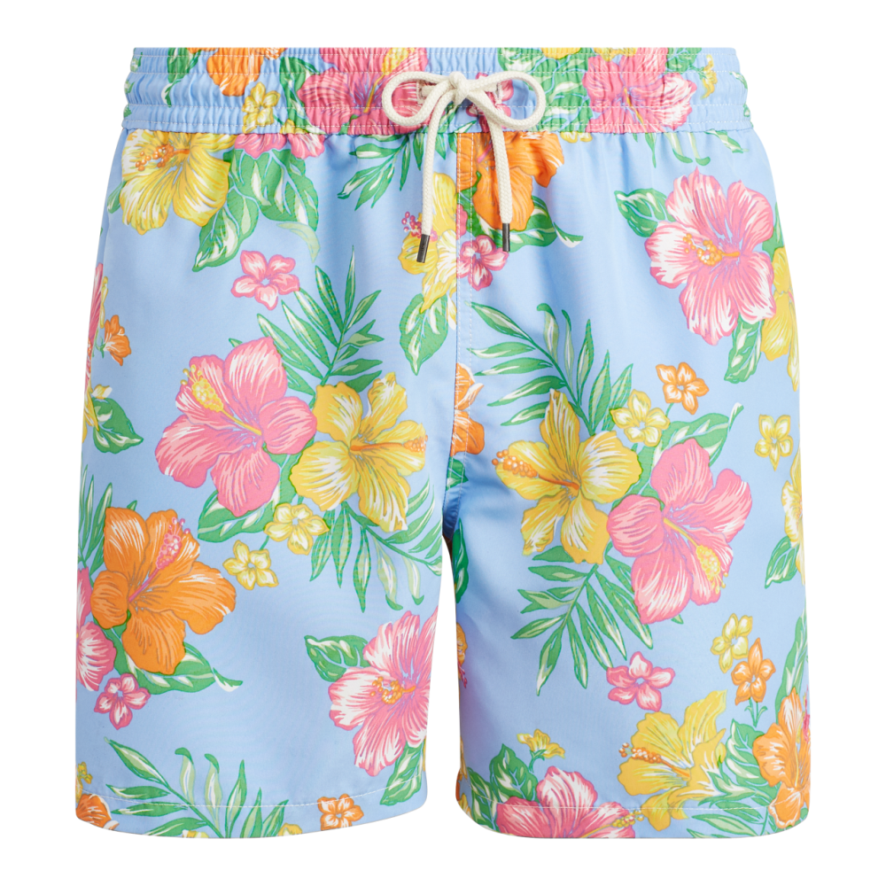Polo Ralph Lauren Men's, Hibiscus Traveler Swim Trunk , Hibiscus ...