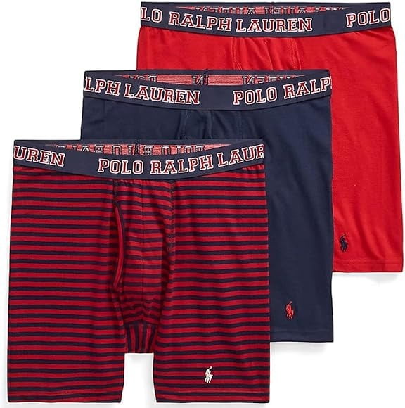 Polo Ralph Lauren Men's Stretch Mesh Classic Fit Boxer Briefs 3 Pack, Multi L - Walmart.com