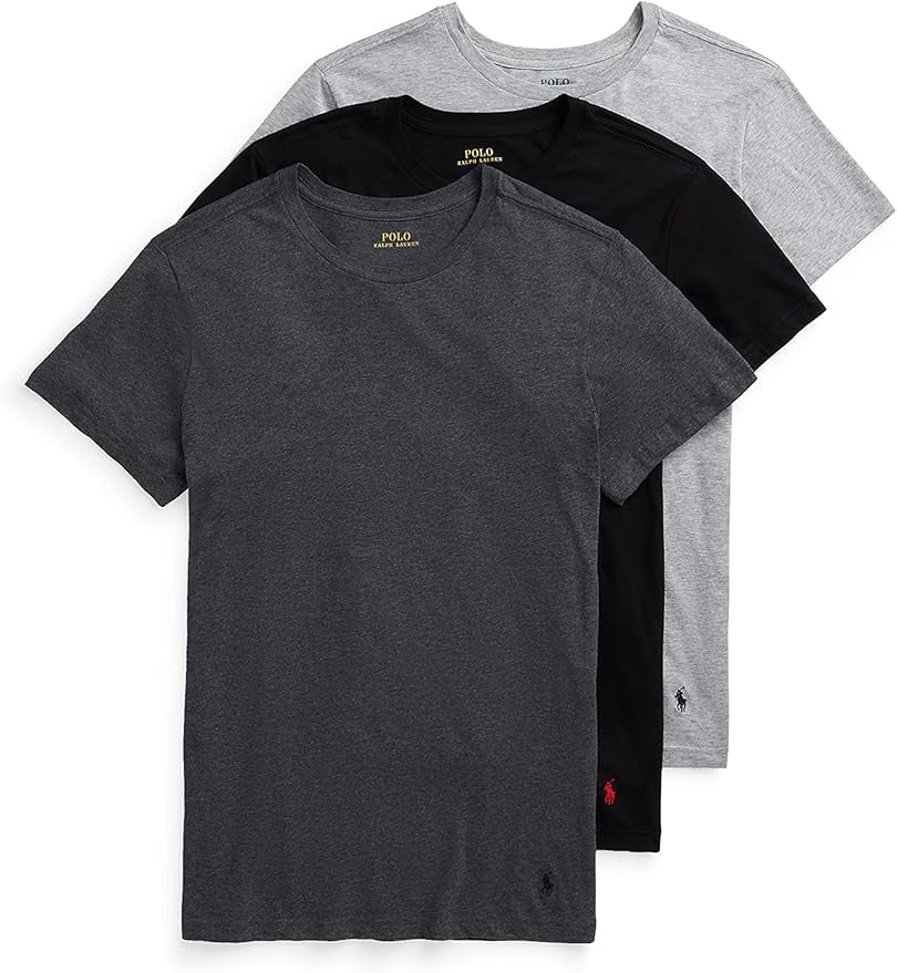 Polo Ralph Lauren Men's T-Shirt Pack, 3-Pack, Cotton Men's Clothing ...
