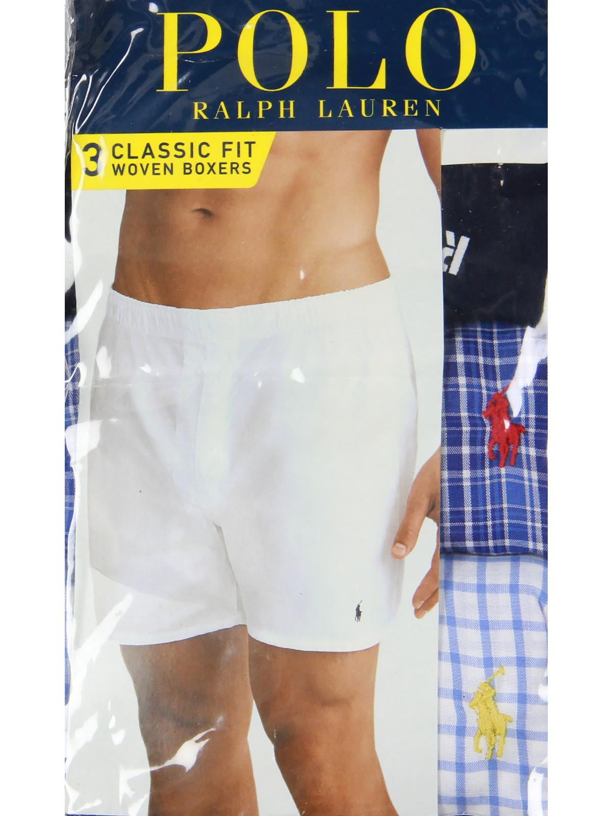 Polo Ralph Lauren Mens 3 Pack Classic Boxers - Walmart.com