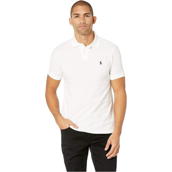 Polo Ralph Lauren Mens Custom Slim Fit Polo Shirt XXL, White - Walmart.com