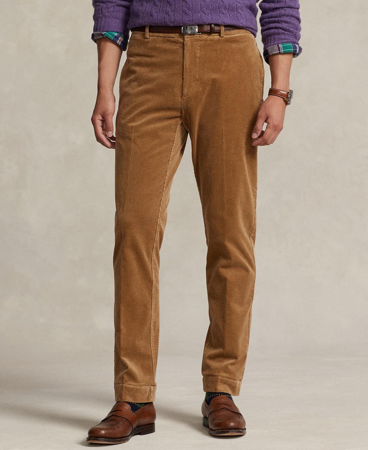 Polo Ralph Lauren Mens Regular fit Corduroy Pants 40 / 32 Rustic Tan ...