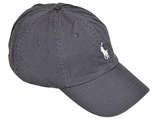 Polo Ralph Lauren Mens Twill Signature Ball Cap (One Size, Stealth Gray ...