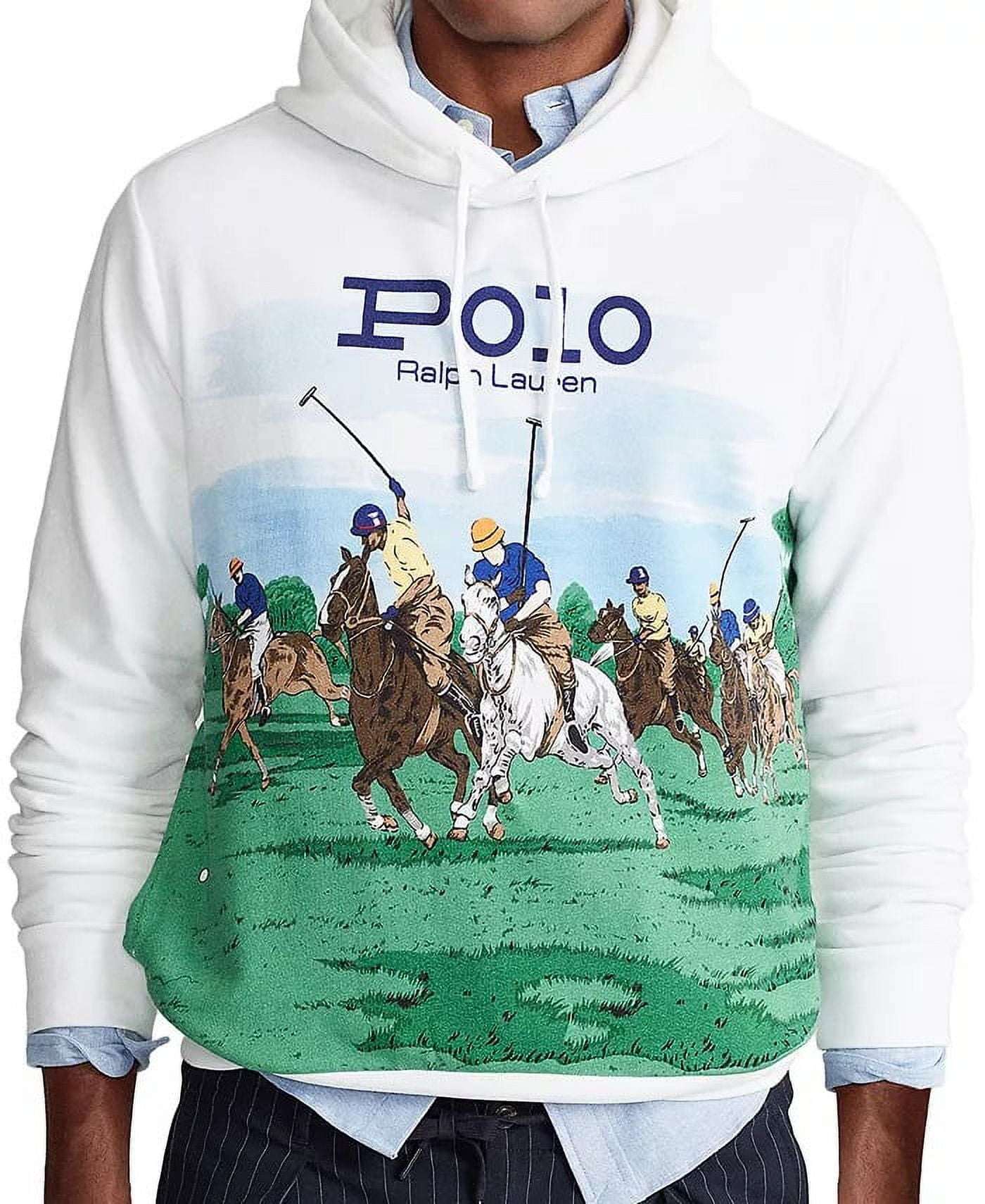 Polo Ralph Lauren POLO CLUB SCENIC Polo Match Fleece Hoodie Polo Ralph Lauren POLO CLUB SCENIC Polo Match Fleece Hoodie