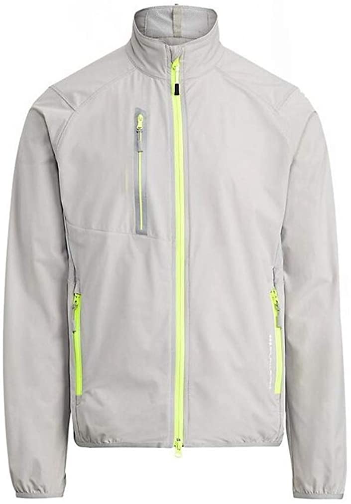 Polo Ralph Lauren RLX Mens Packable Golf Windbreaker Jacket, Grey Large ...