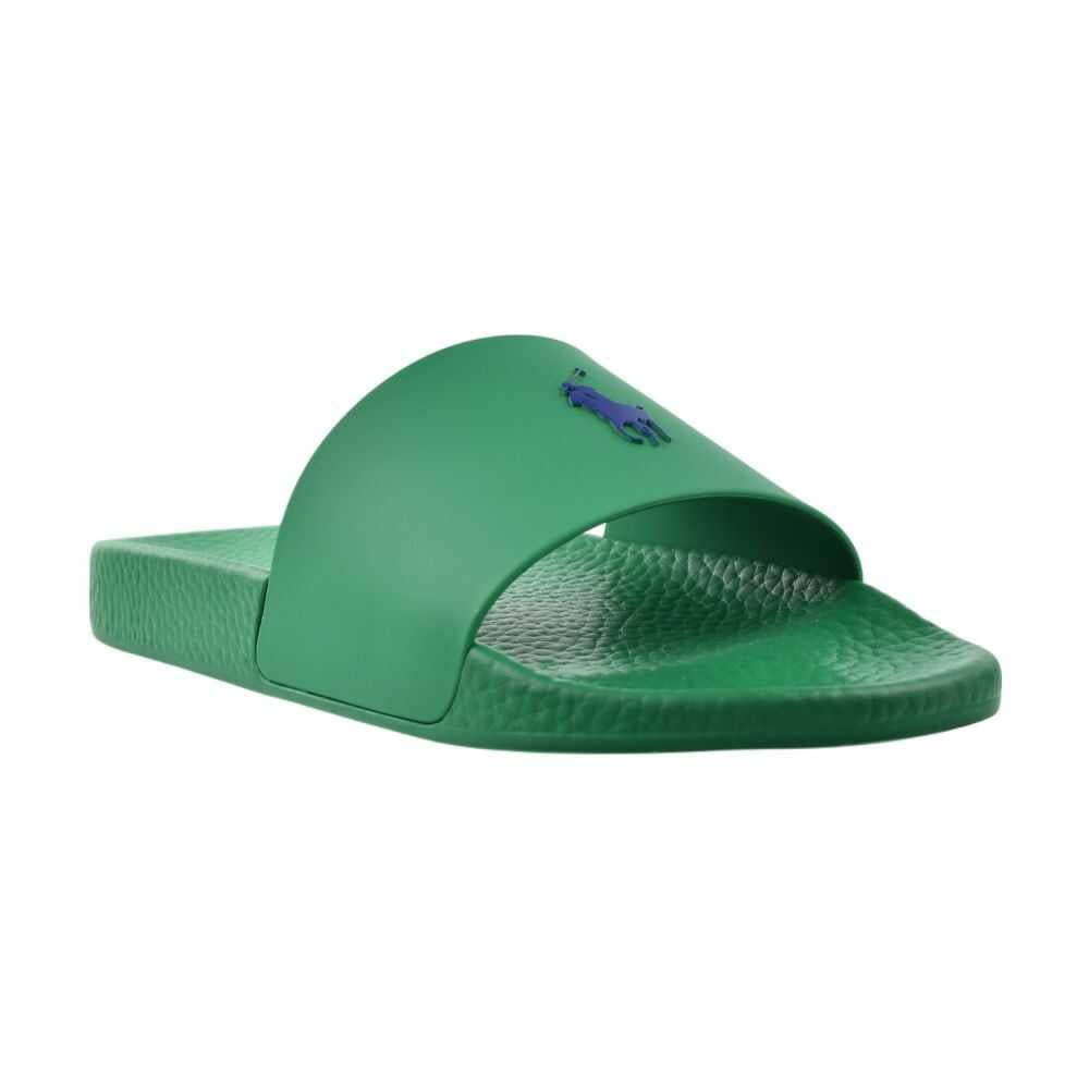 Polo Ralph Lauren Signature Pony Men's Slides Green 809965075-003 ...