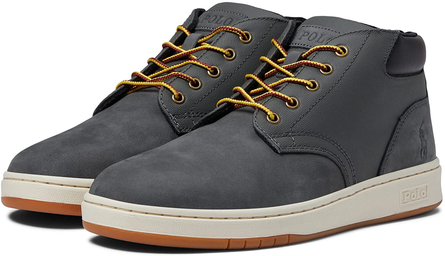 Polo Ralph Lauren Sneaker Boot 7 Charcoal - Walmart.com