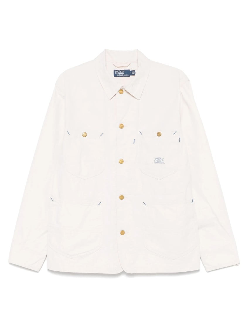 Polo Ralph Lauren White Unlined Field Jacket (Men's) - Walmart.com