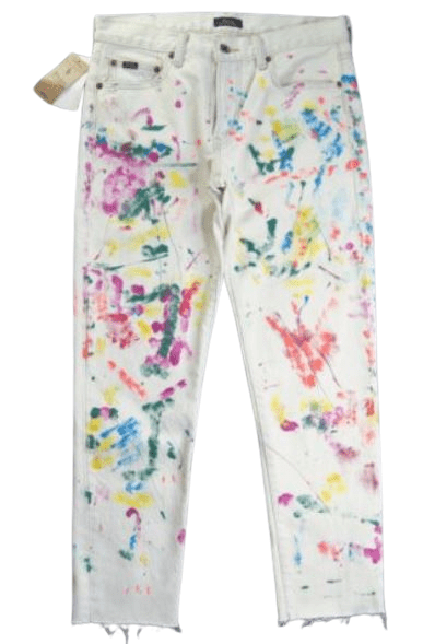Paint Splatter Jeans Women