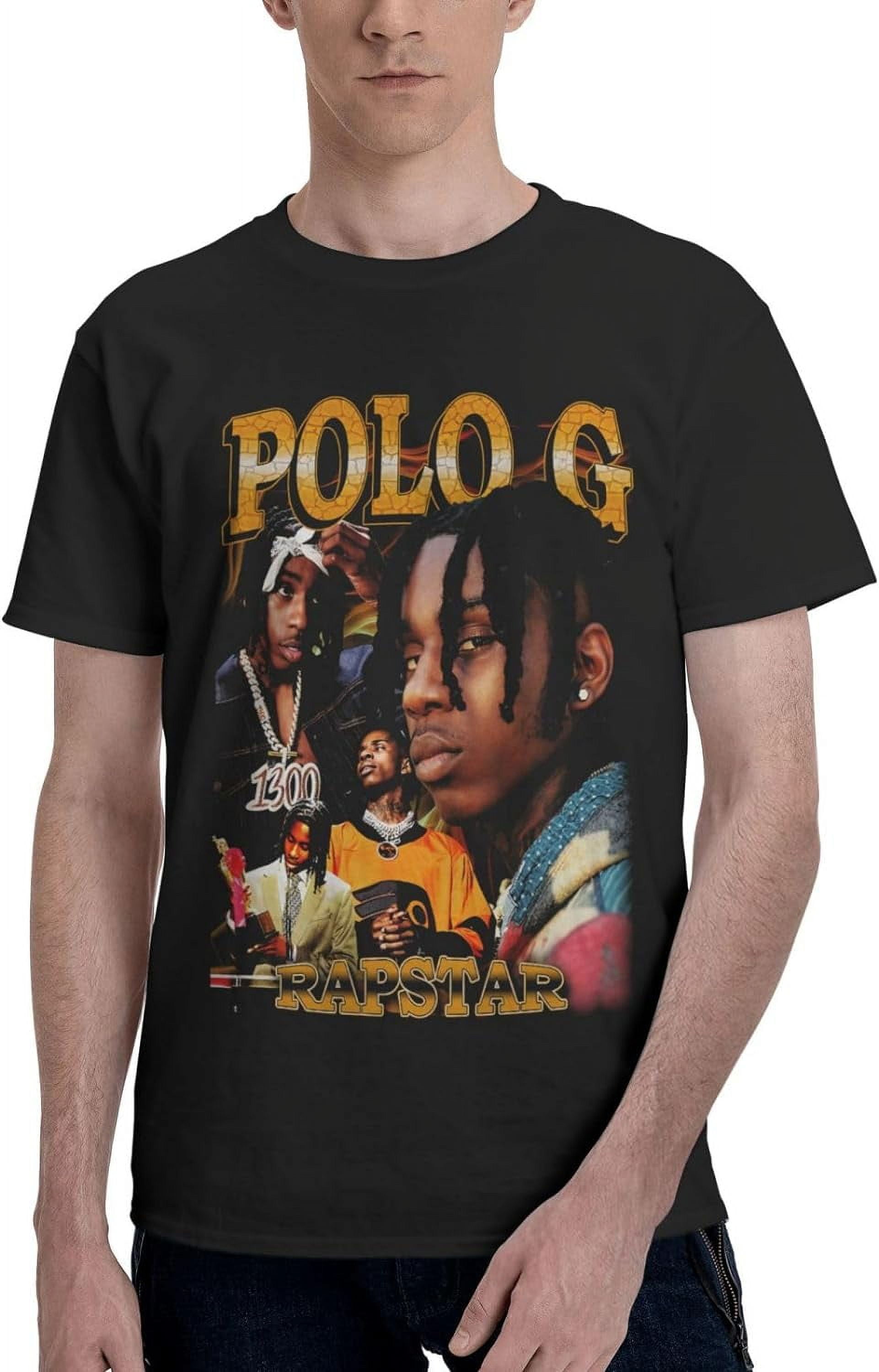 Polo Rapper G Mens Womens Hip Hop Rap Trap Rapper Streetwear Vintage ...
