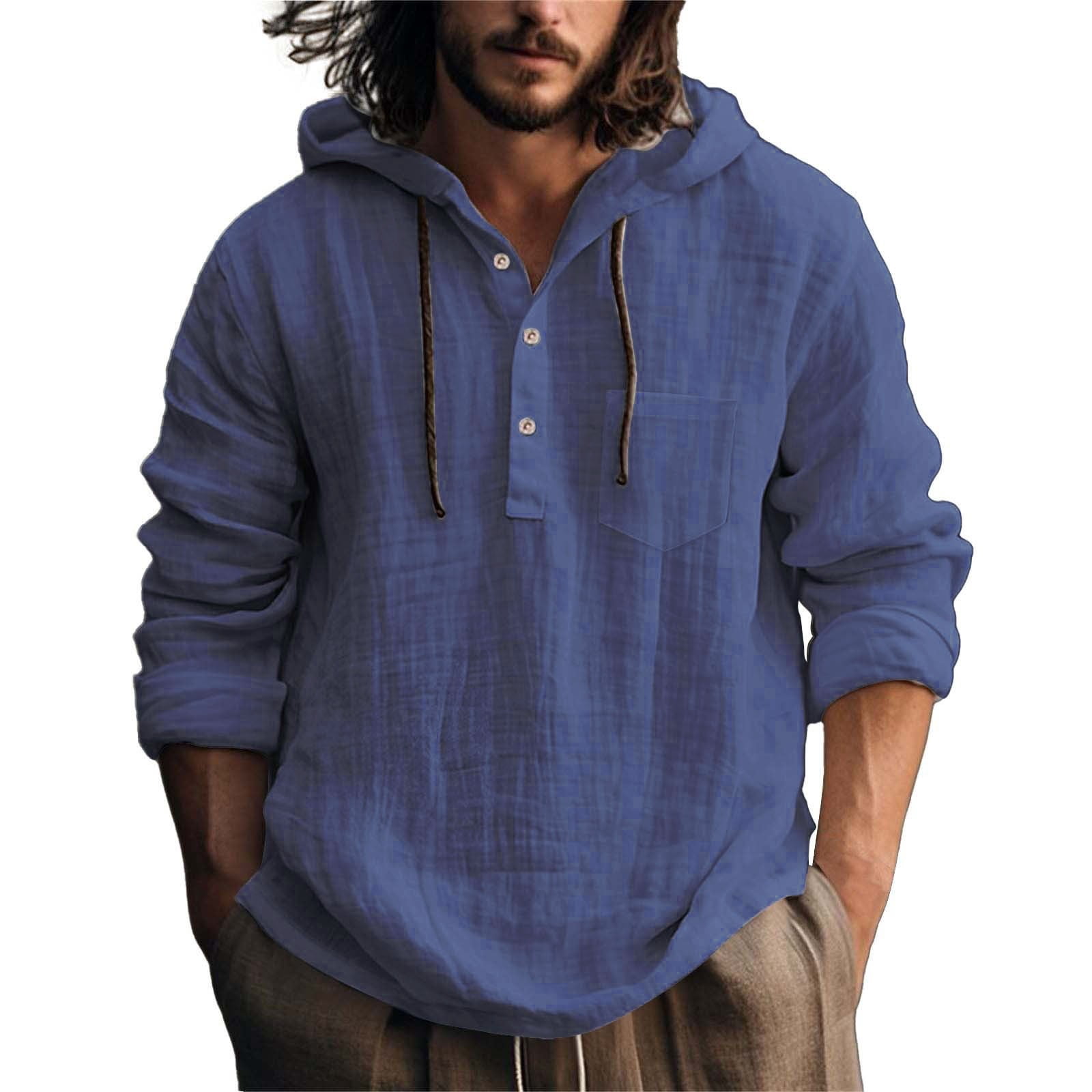 Polo Shirts for Men Cold Shoulder Tops Shirts Men Thermal Tops Long ...