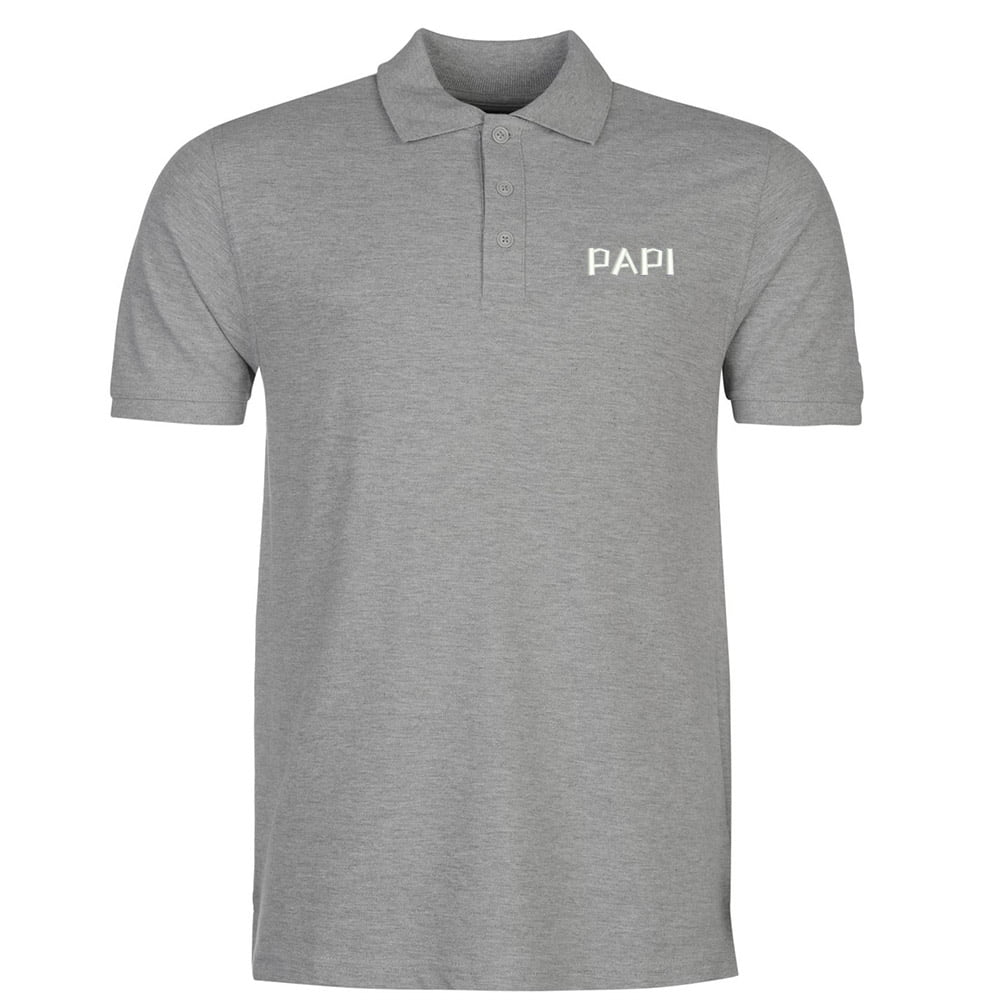Polo Shirts for Men PAPI Embroidered Short Sleeve Mens Polo Shirts - Walmart.com