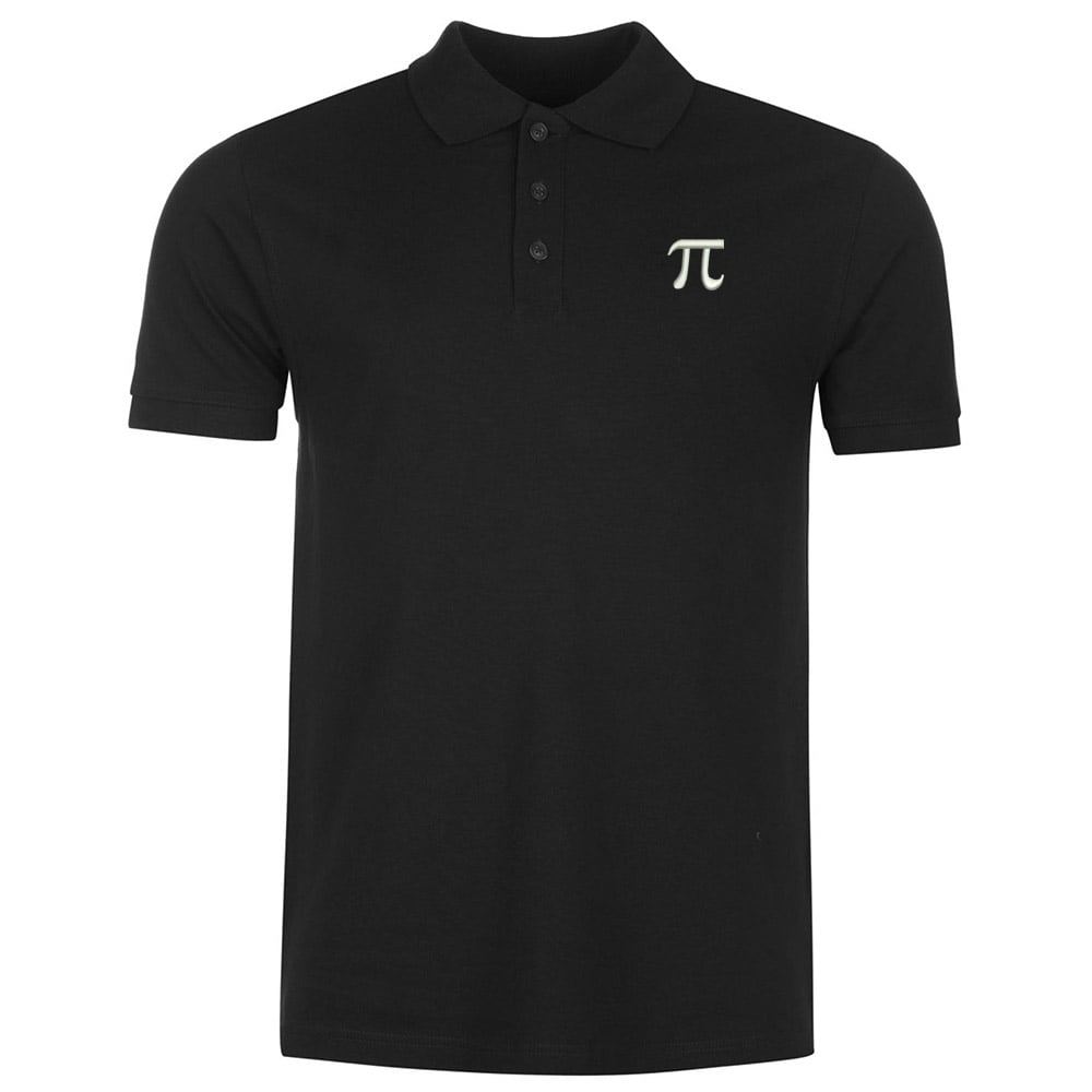 Polo Shirts for Men Pi Math Symbol Embroidered Short Sleeve Mens Polo ...
