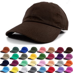 George Men's Solid Cotton Twill Baseball Cap Black Soot Adjustable ...