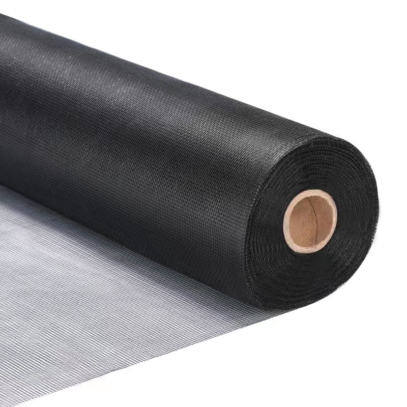 Pololo 36" x 100' Black Fiberglass Window Screen Roll Durable Screen ...