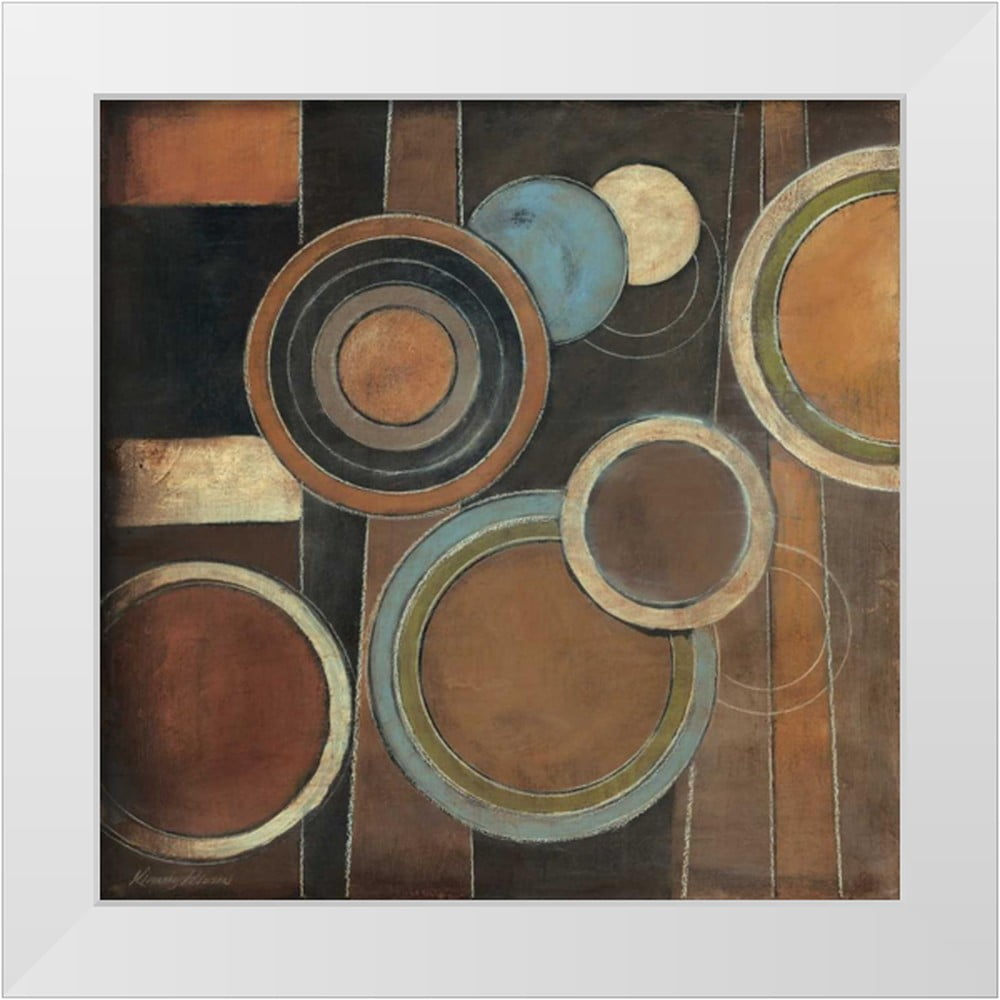 Poloson, Kimberly 12x12 White Modern Wood Framed Museum Art Print ...