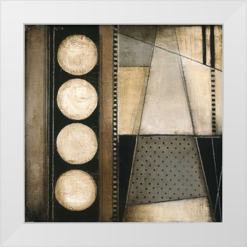 Poloson, Kimberly 12x12 White Modern Wood Framed Museum Art Print ...