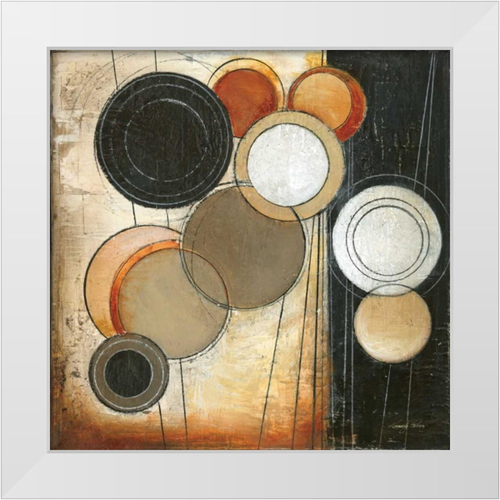 Poloson, Kimberly 12x12 White Modern Wood Framed Museum Art Print ...