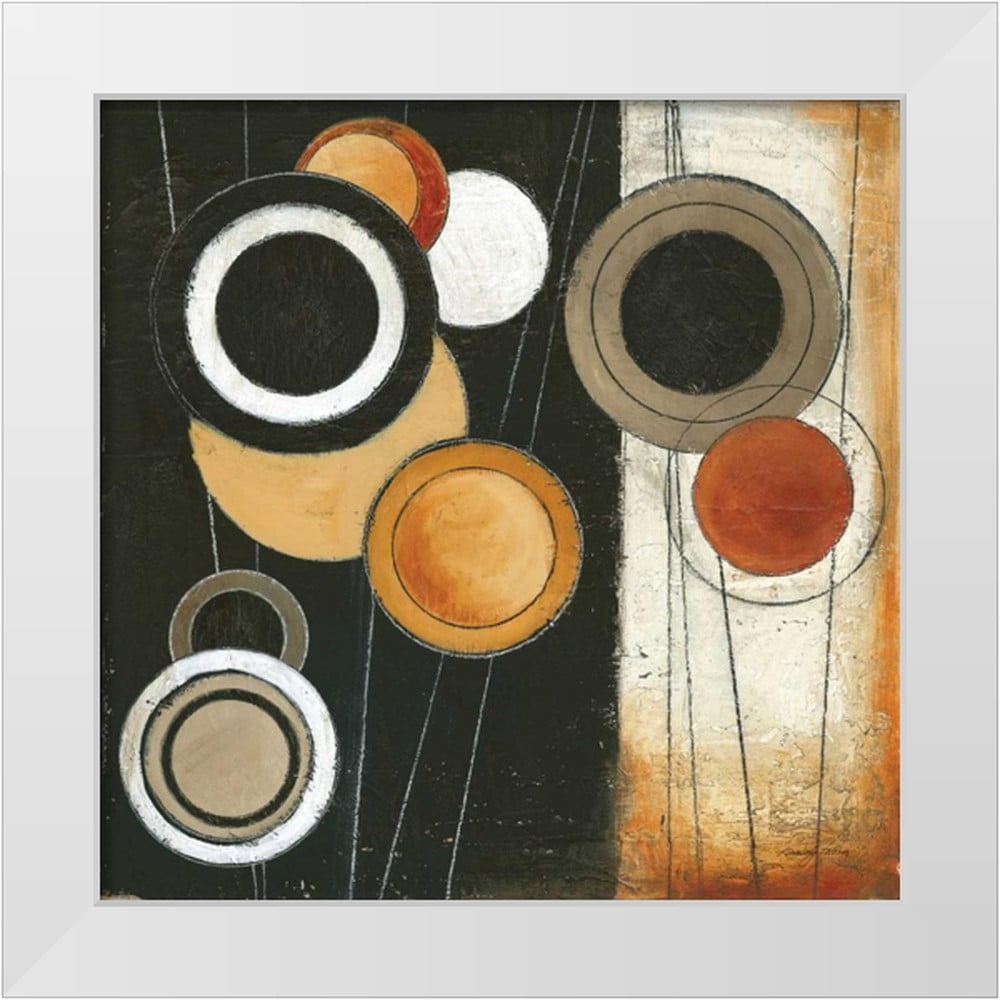 Poloson, Kimberly 12x12 White Modern Wood Framed Museum Art Print ...