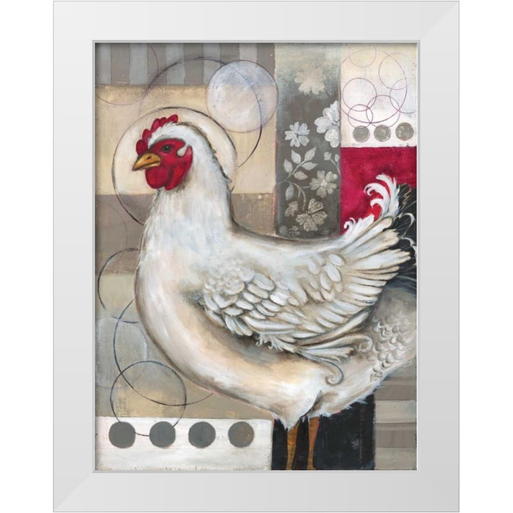 Poloson, Kimberly 12x14 White Modern Wood Framed Museum Art Print ...