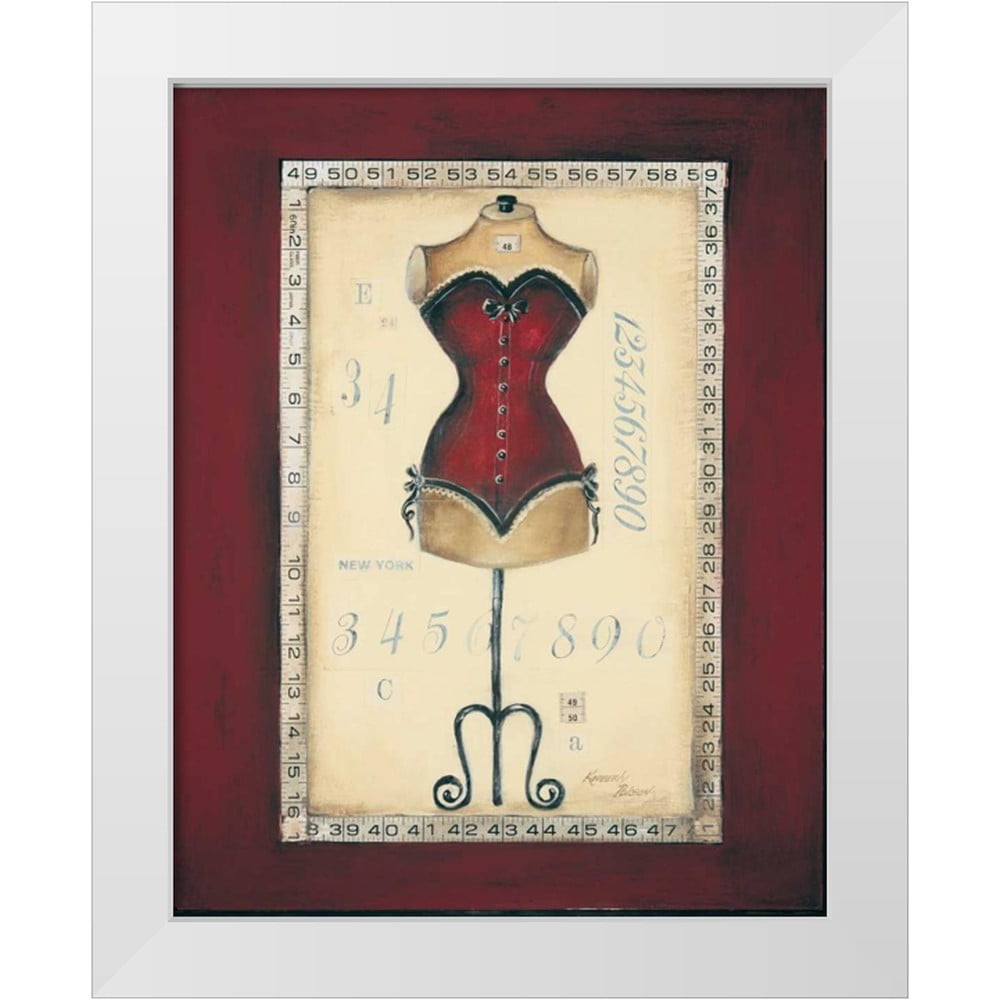 Poloson, Kimberly 12x14 White Modern Wood Framed Museum Art Print ...