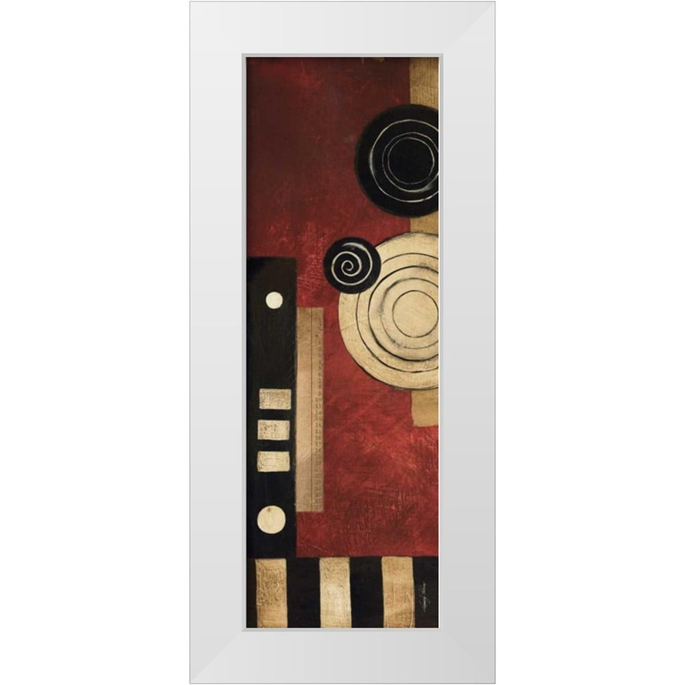Poloson, Kimberly 13x32 White Modern Wood Framed Museum Art Print ...