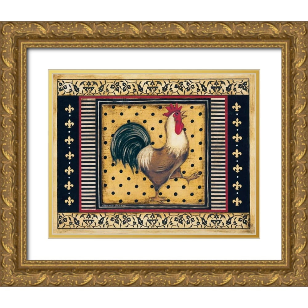 Poloson, Kimberly 14x12 Gold Ornate Wood Framed with Double Matting ...