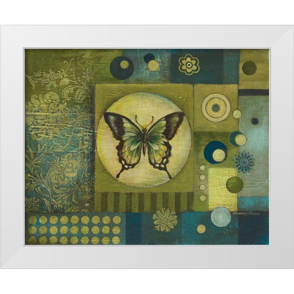 Poloson, Kimberly 14x12 White Modern Wood Framed Museum Art Print ...