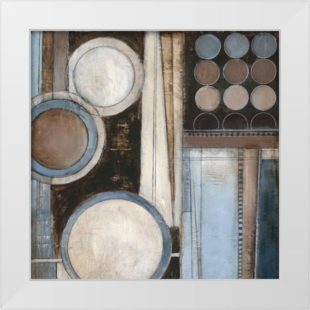 Poloson, Kimberly 15x15 White Modern Wood Framed Museum Art Print ...