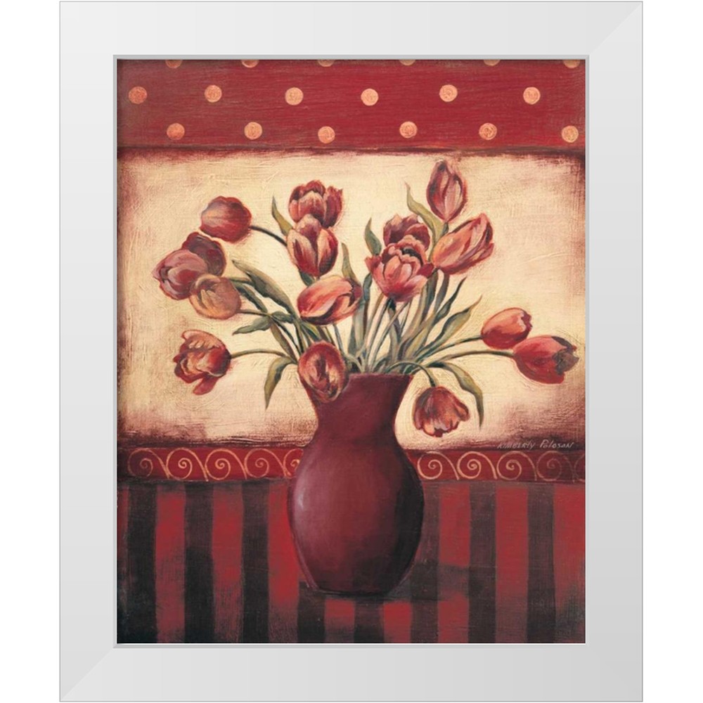 Poloson, Kimberly 20x24 White Modern Wood Framed Museum Art Print ...