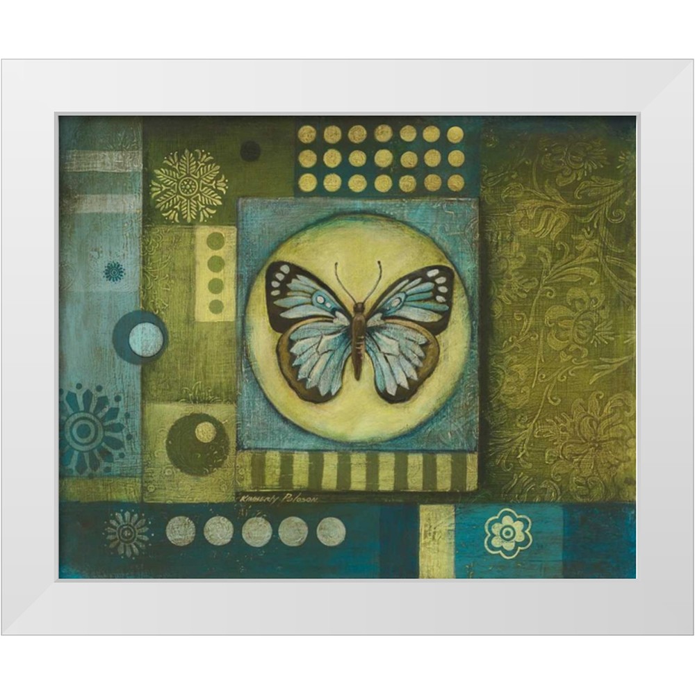 Poloson, Kimberly 24x20 White Modern Wood Framed Museum Art Print ...