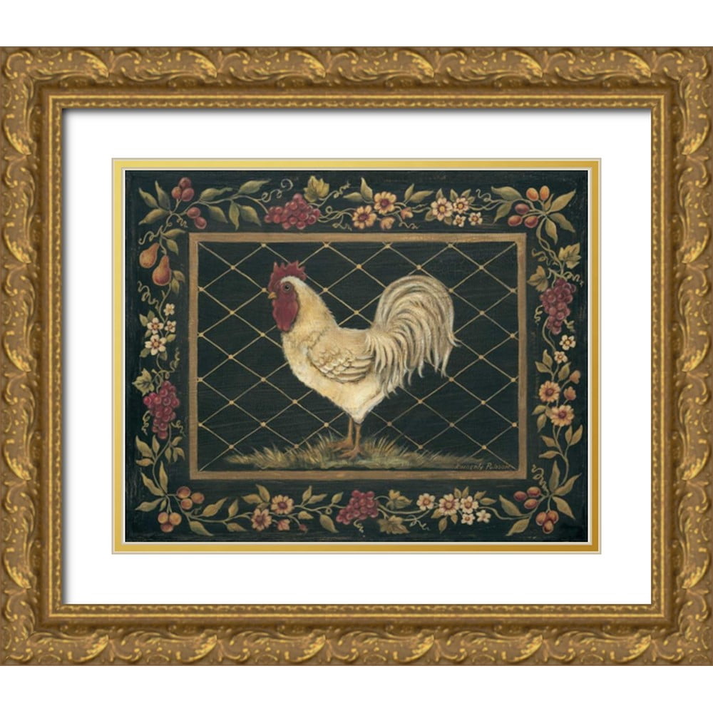 Poloson, Kimberly 31x26 Gold Ornate Wood Framed with Double Matting ...