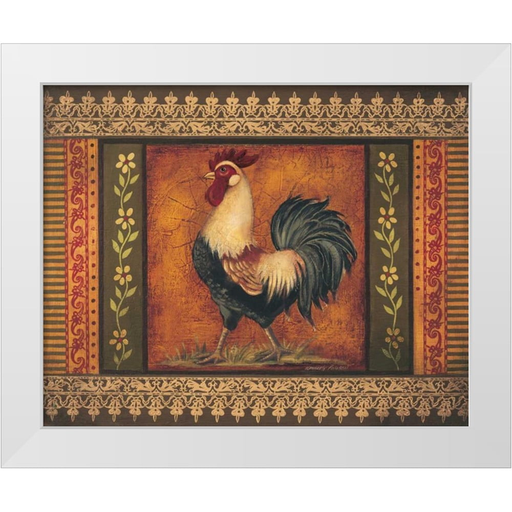 Poloson, Kimberly 31x26 White Modern Wood Framed Museum Art Print ...