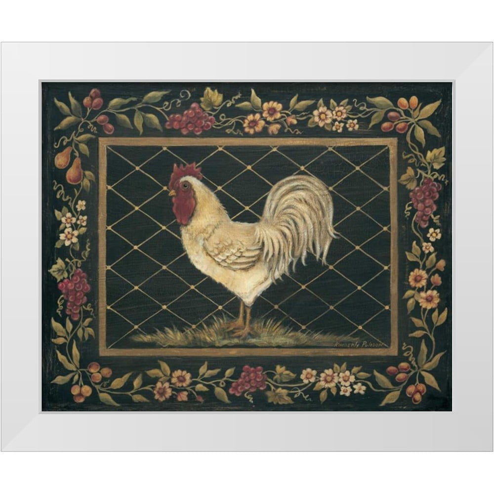 Poloson, Kimberly 31x26 White Modern Wood Framed Museum Art Print ...