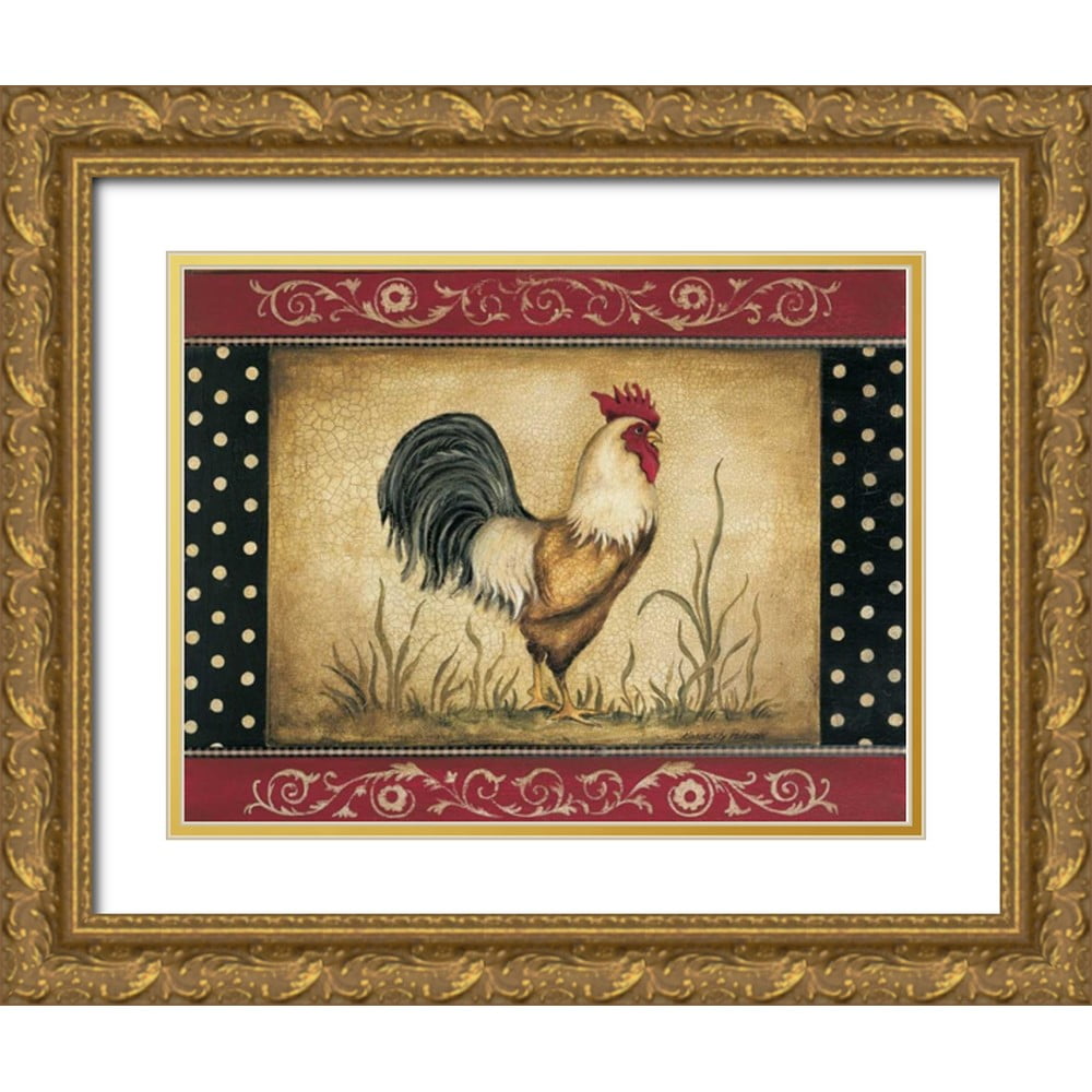 Poloson, Kimberly 32x25 Gold Ornate Wood Framed with Double Matting ...