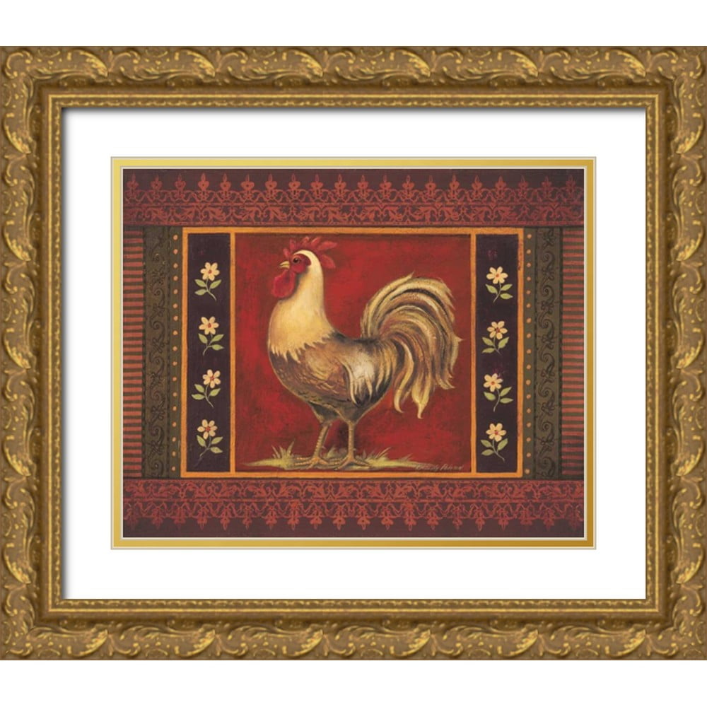 Poloson, Kimberly 32x26 Gold Ornate Wood Framed with Double Matting ...