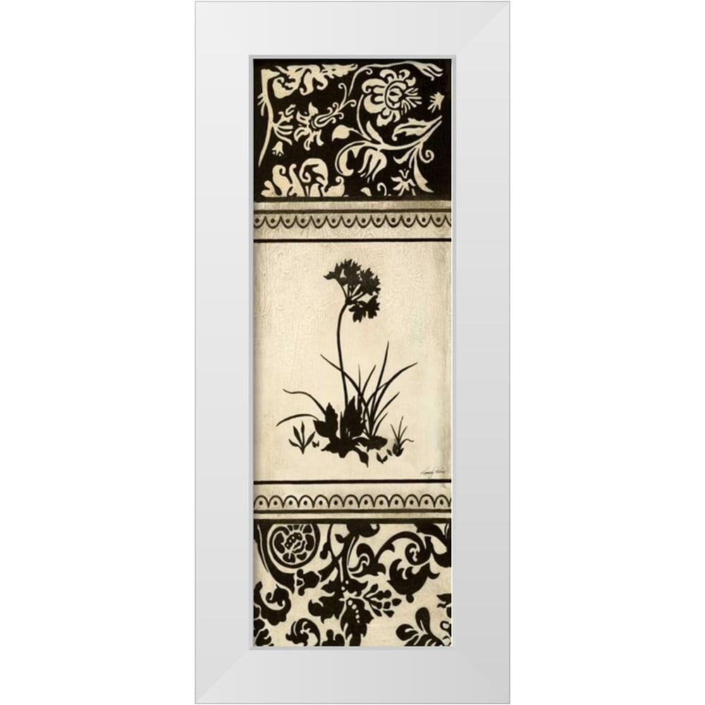 Poloson, Kimberly 9x18 White Modern Wood Framed Museum Art Print Titled ...