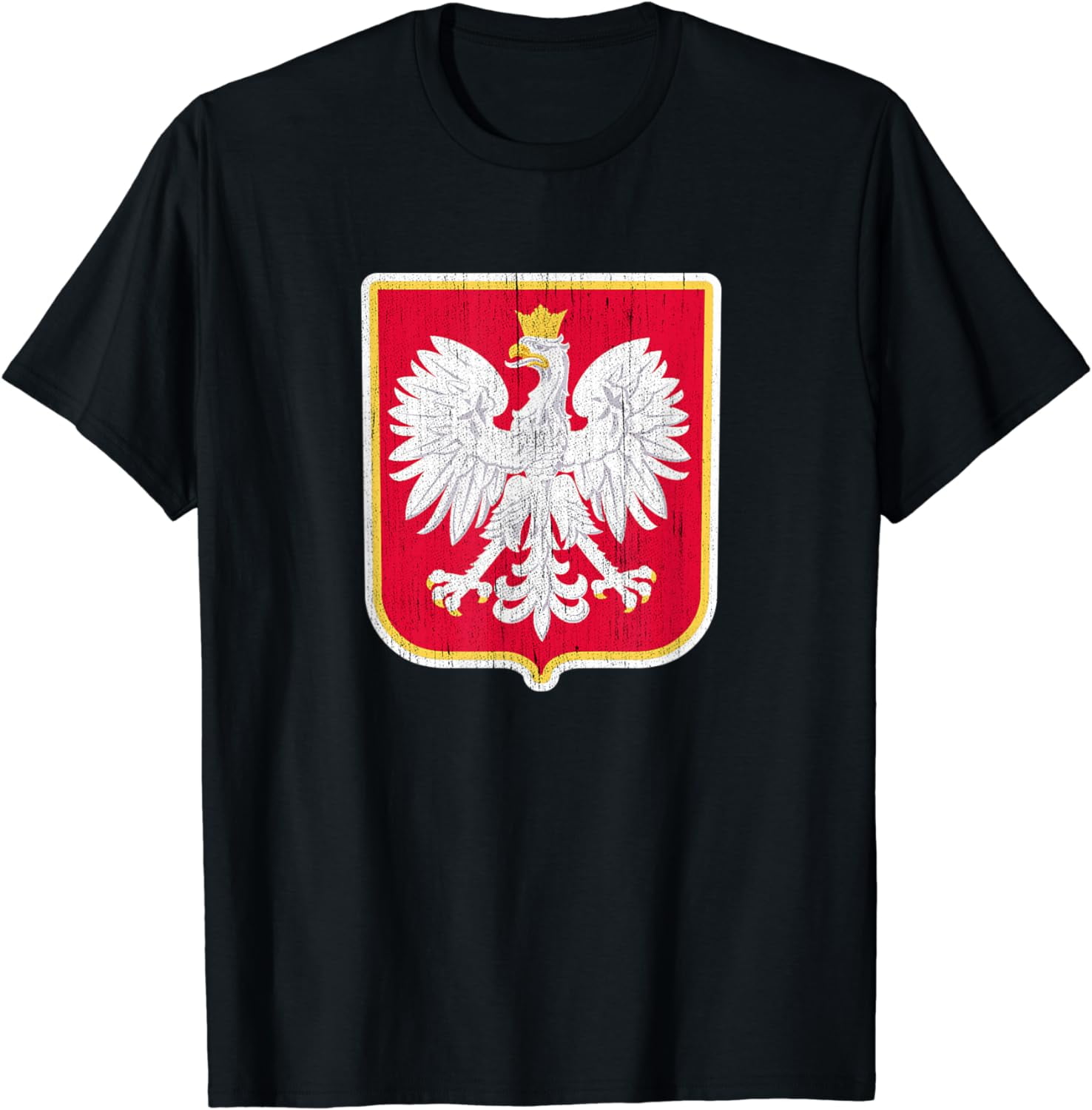 Polska Polish Coat of Arms Eagle Flag Poland T-Shirt - Walmart.com
