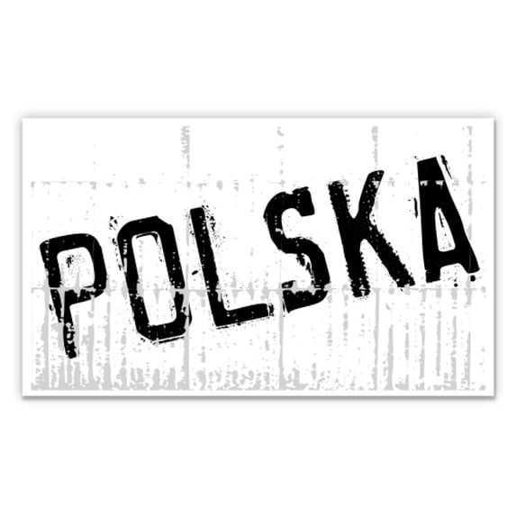 Polska Polish Pride - 3" Vinyl Sticker - For Car Laptop Water Bottle ...
