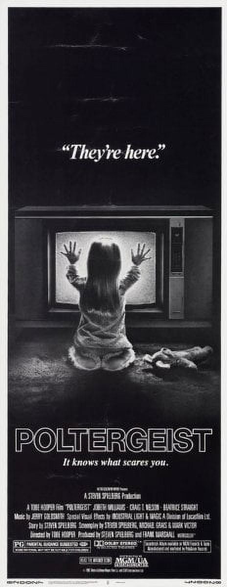 Poltergeist 14x36 Insert Movie Poster Unframed, Age: Adults, Rectangle ...