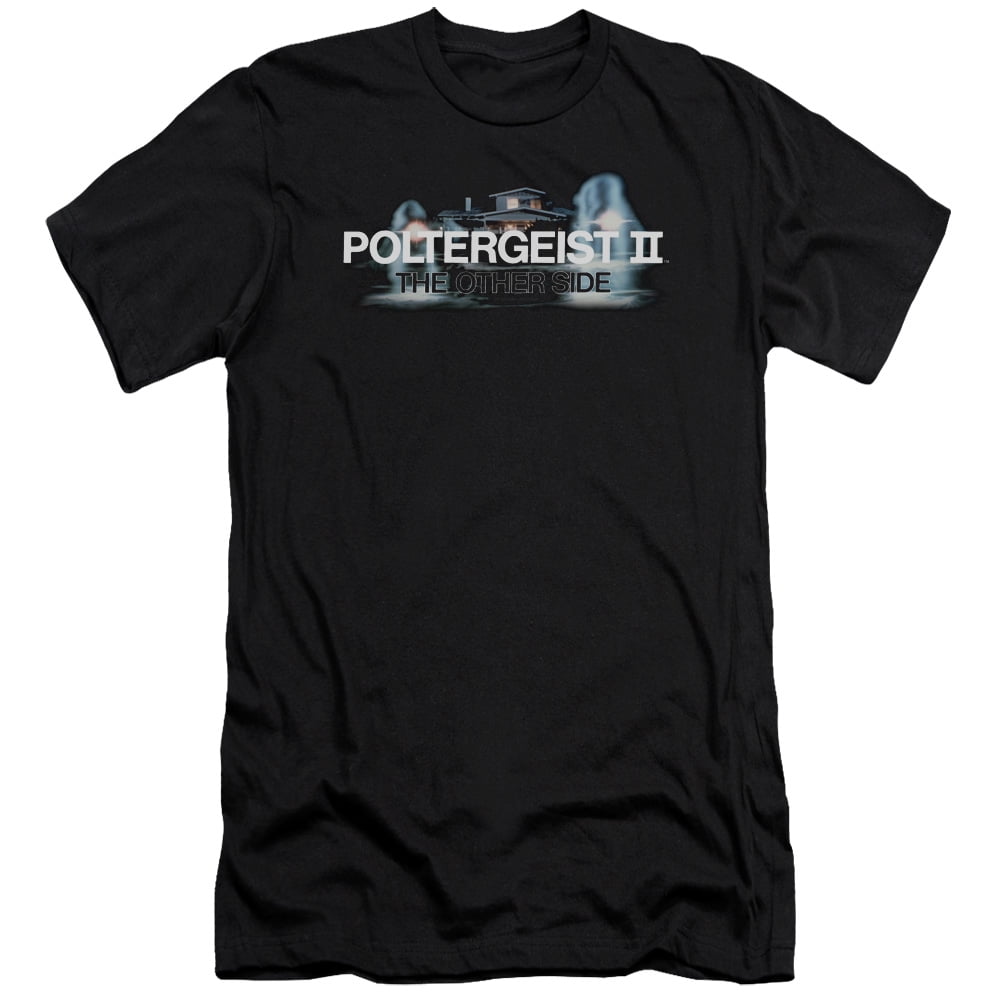Poltergeist Ii Logo Premium Adult Slim Fit 30/1 T-Shirt Black - Walmart.com