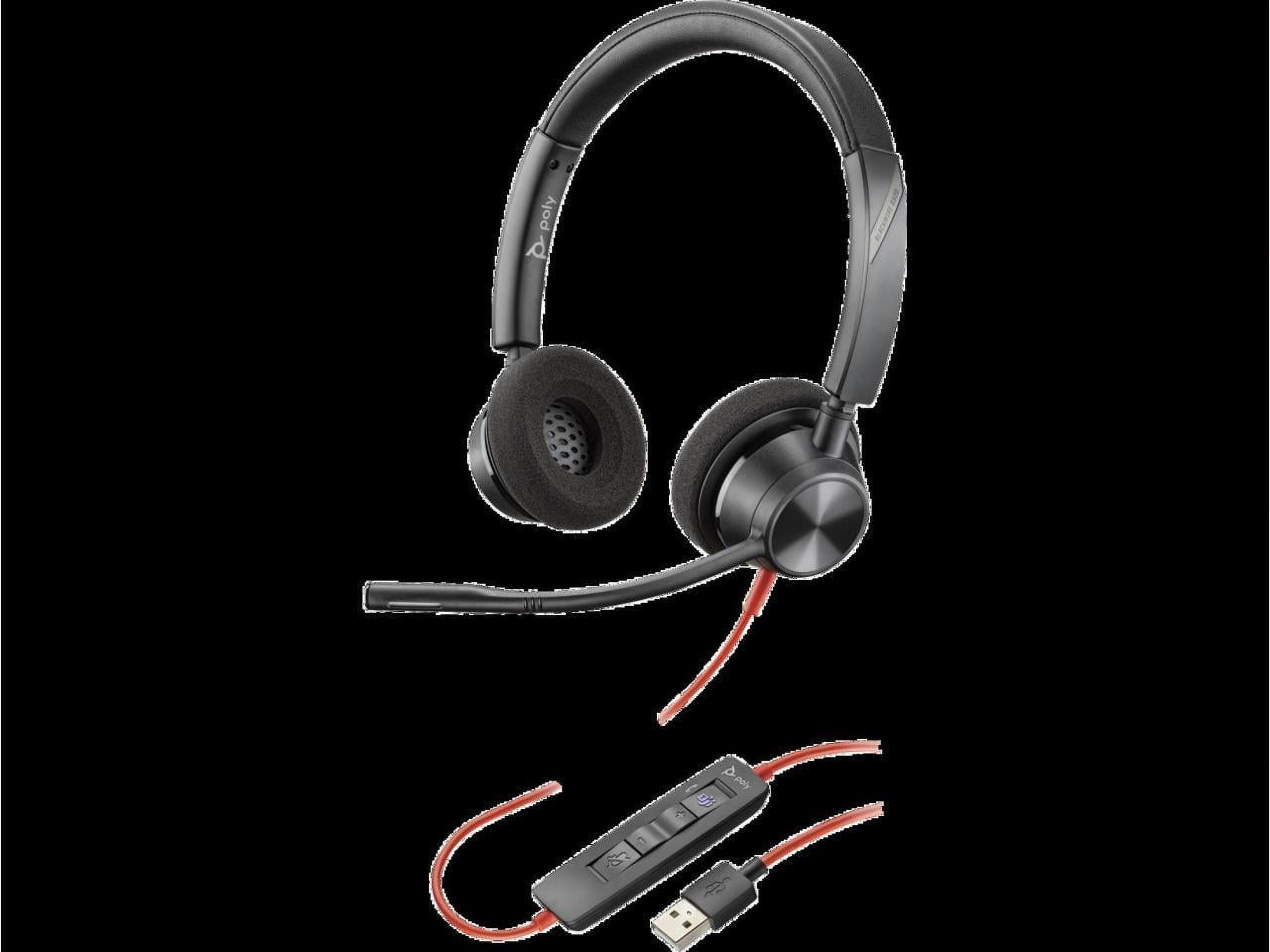 Poly Blackwire 3320 Microsoft Teams Certified USB-A Headset - Walmart.com