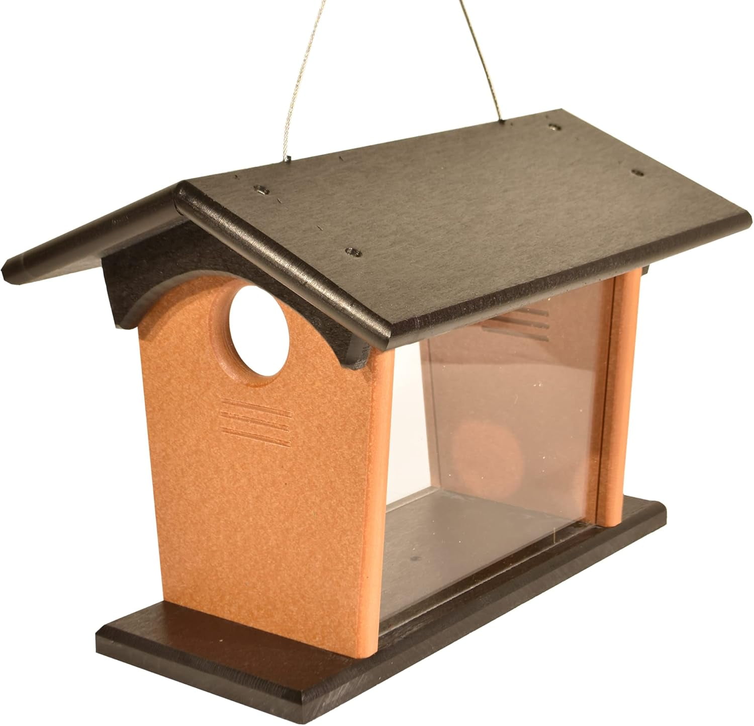 Poly Bluebird Feeder for Mealworms, Hanging Bird Feeder for Blue Birds ...