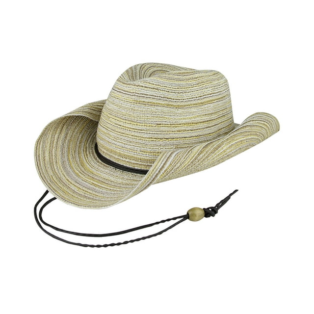Poly Braid Cowboy Hat - Natural - Walmart.com