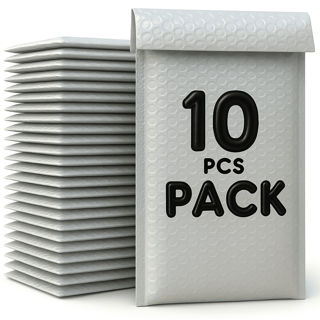 Poly Bubble Mailers, 6 x 10 inches, Self-Seal Padded Envelopes, 10 Pack ...