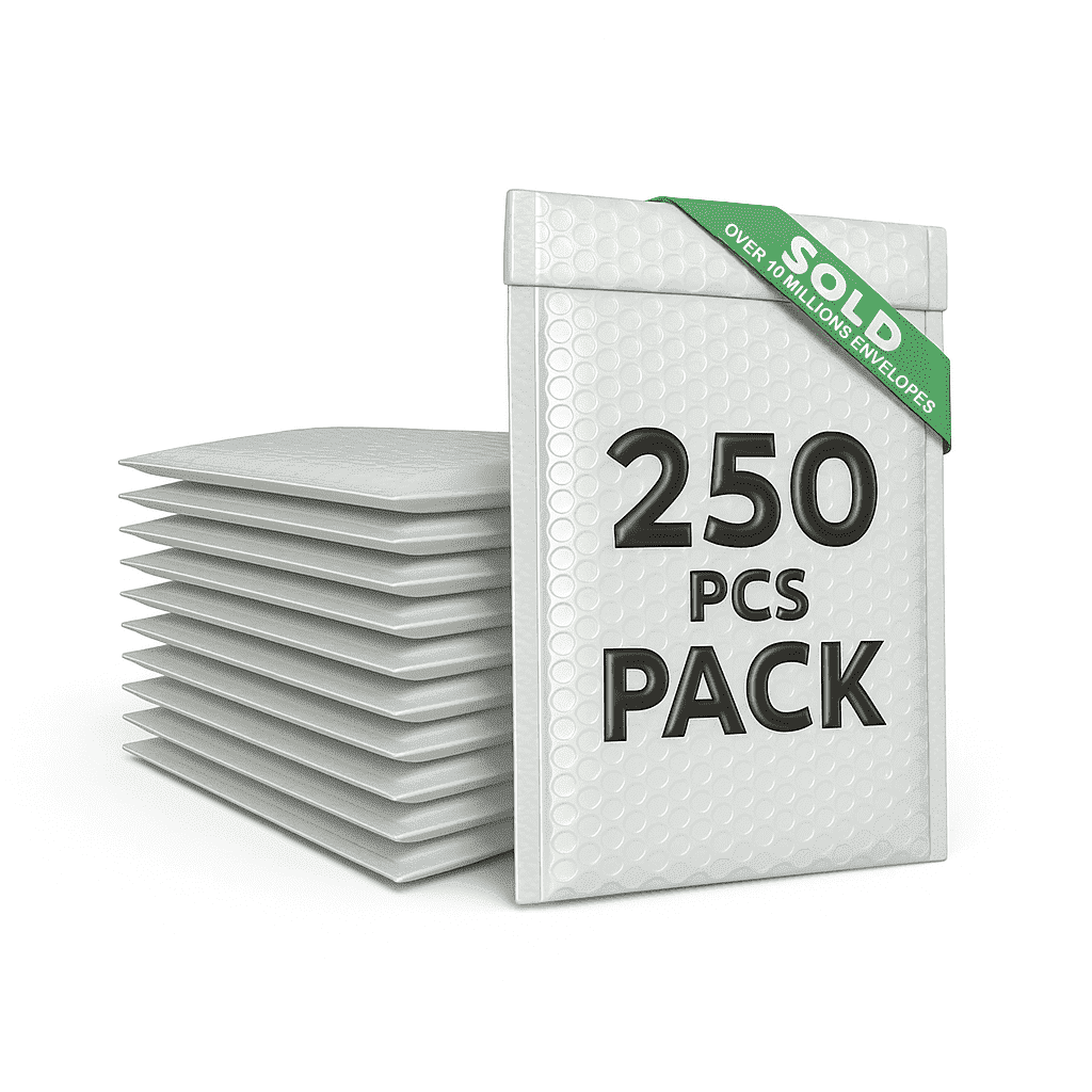 Poly Bubble Mailers, 6 x 10 inches, Self-Seal Padded Envelopes, 250 ...