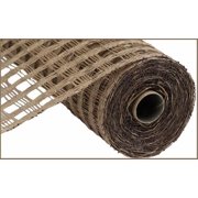 Brown Power Mesh Fabric