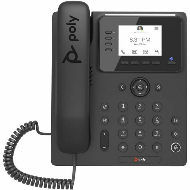 Poly CCX 350 Business Media Phone for Microsoft Teams and PoE-enabled ...
