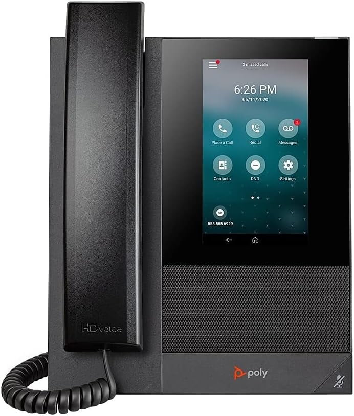 Poly CCX 400 Desktop Business Media Phone (Polycom) - with Handset ...