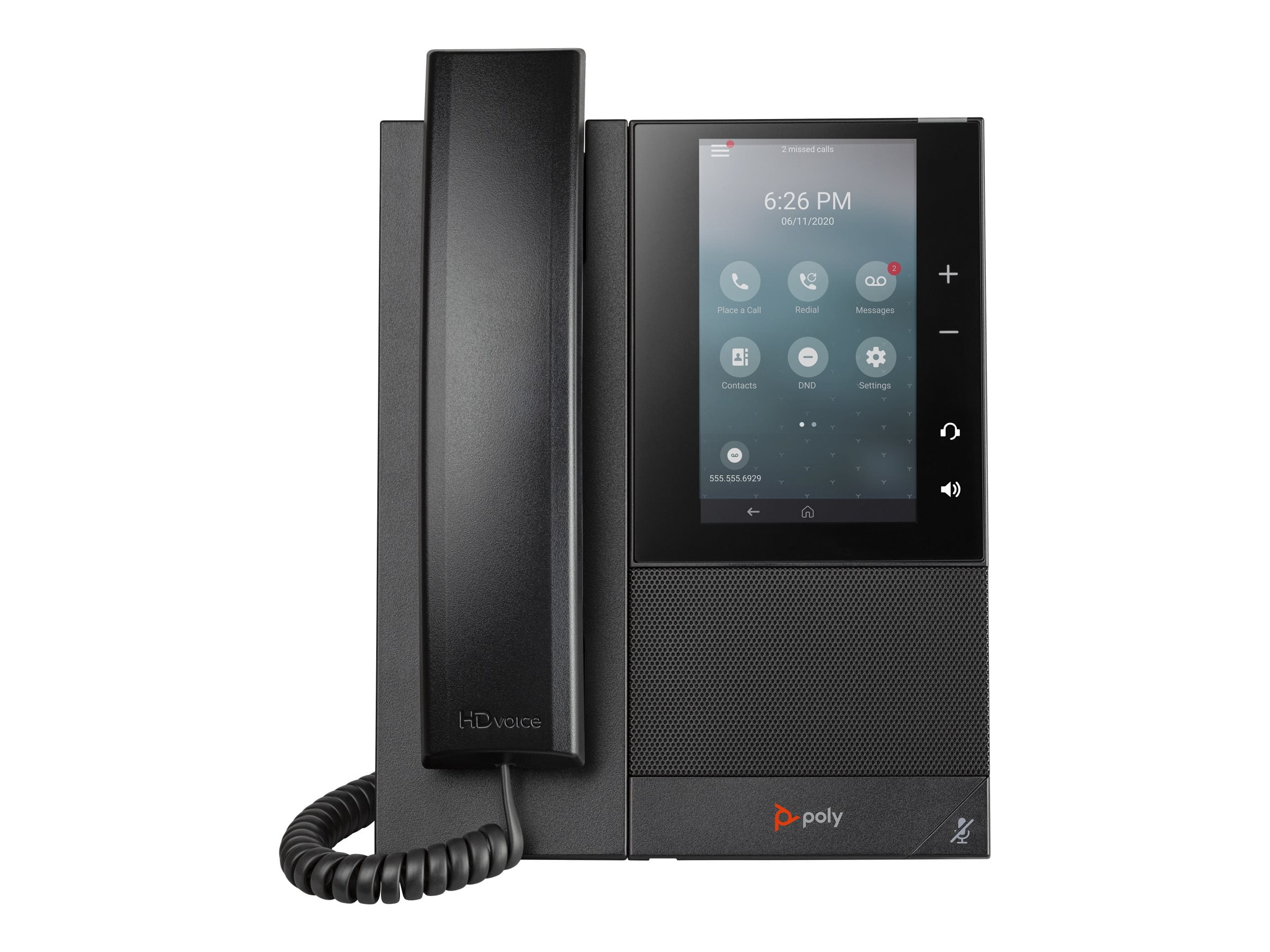 Poly CCX 505 Business Media Phone for Microsoft Teams and PoE-Enabled ...